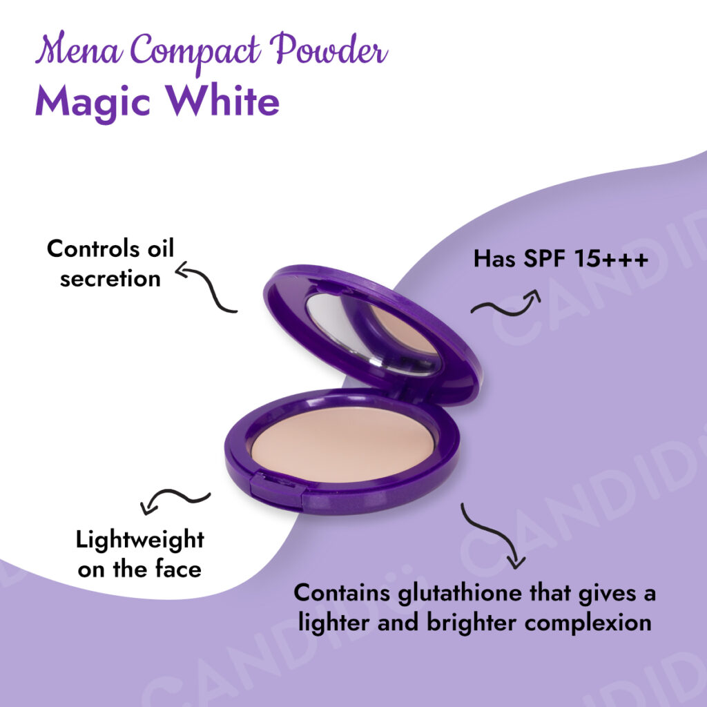 Mena Magic White Compact Powder - CandidU