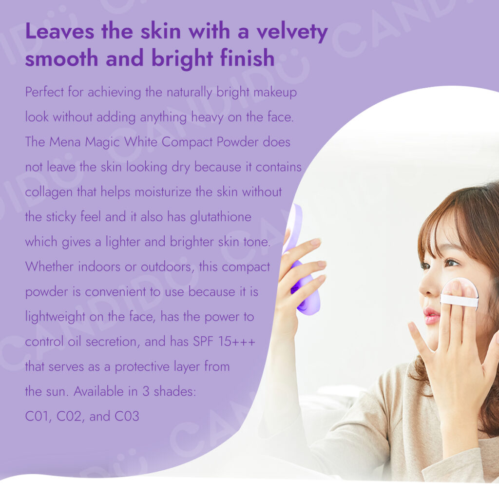 Mena Magic White Compact Powder - CandidU