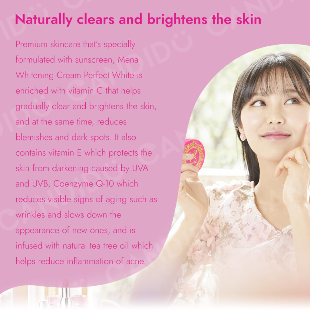 Mena Whitening Cream Perfect White - CandidU