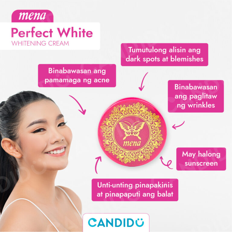 Mena Whitening Cream Perfect White - CandidU